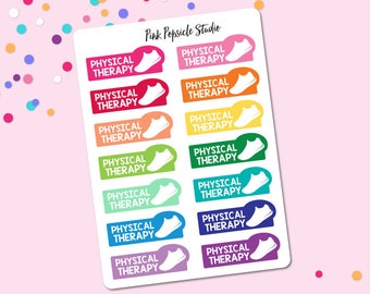 Physical Therapy Stickers With Checkbox PT Planner Stickers - Etsy