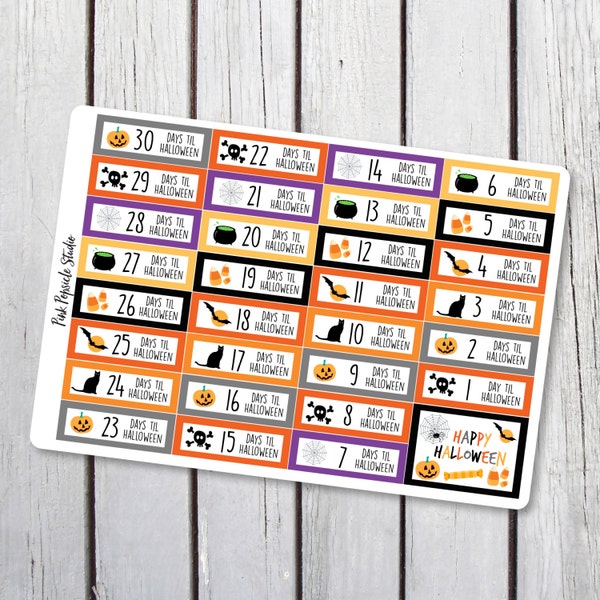 Halloween Countdown - Etsy