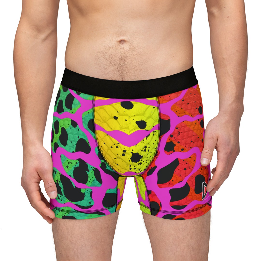 Lady Gaga Chromatica Animal Print Men's Boxer Briefs Underwear, Men's ...