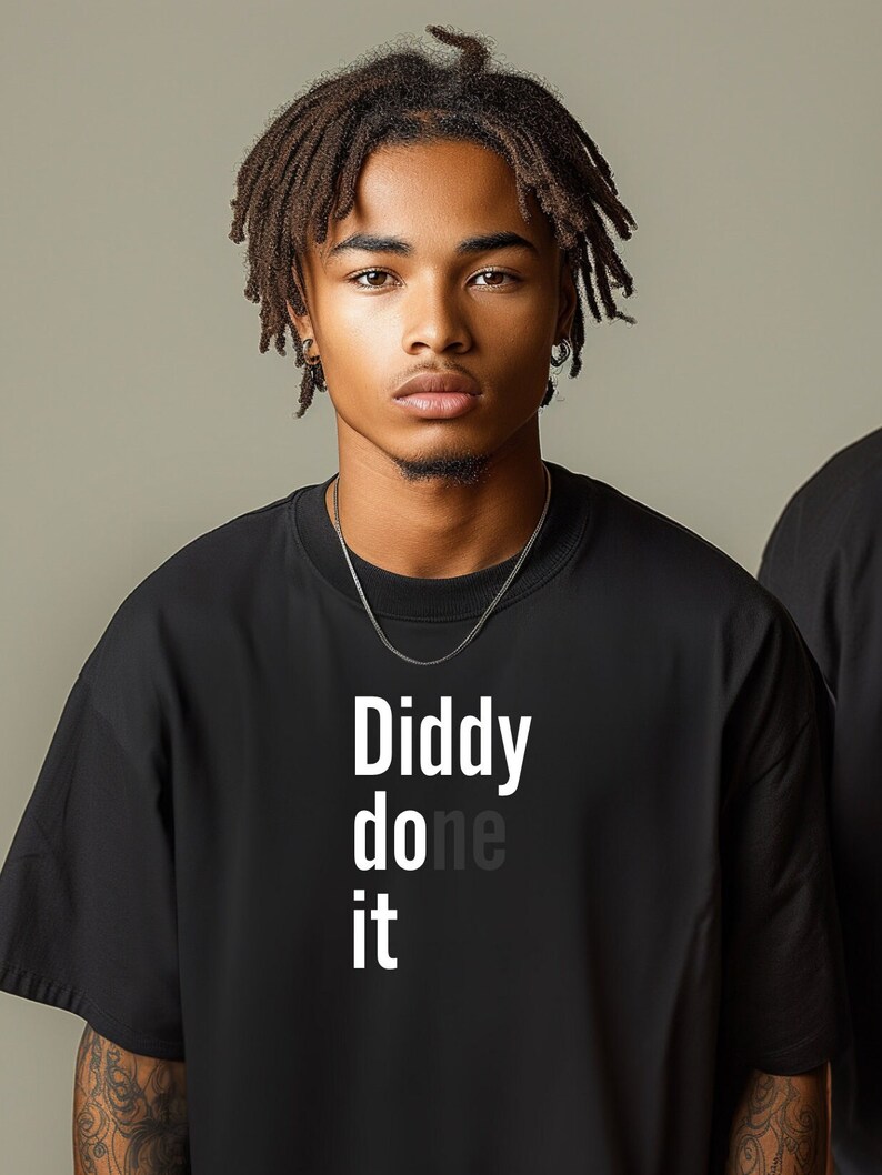 Diddy Do It or Diddy Done It Funny Graphic T-shirt - Etsy