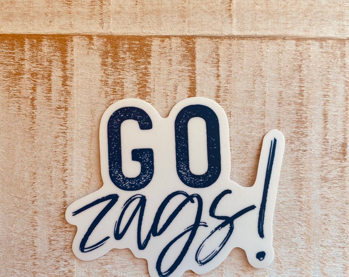 Go Zags Sticker - Etsy