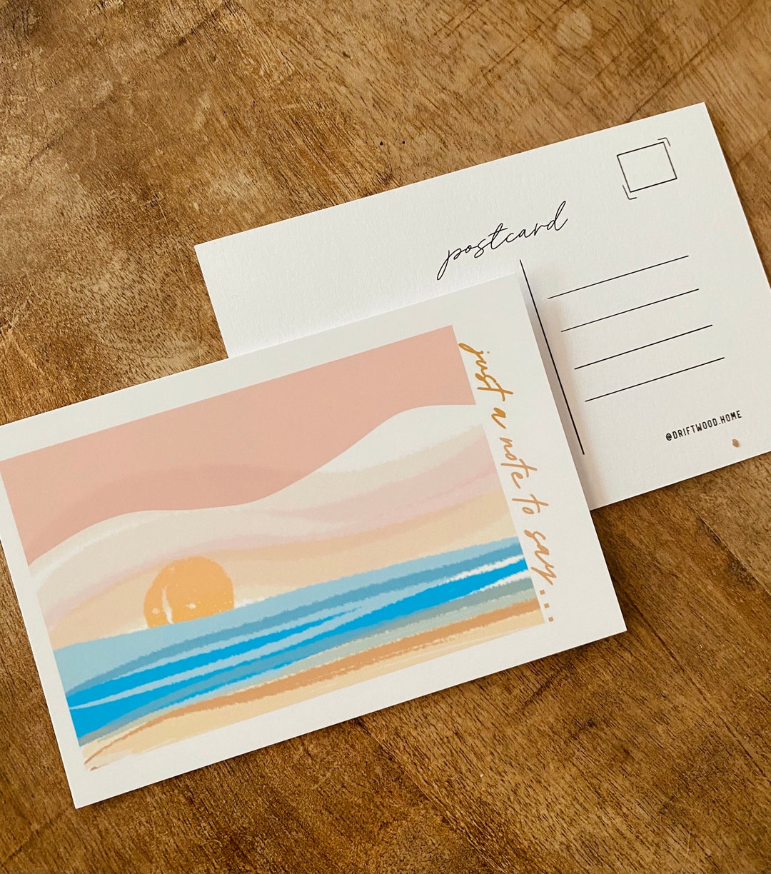 Sunset Postcard - Etsy