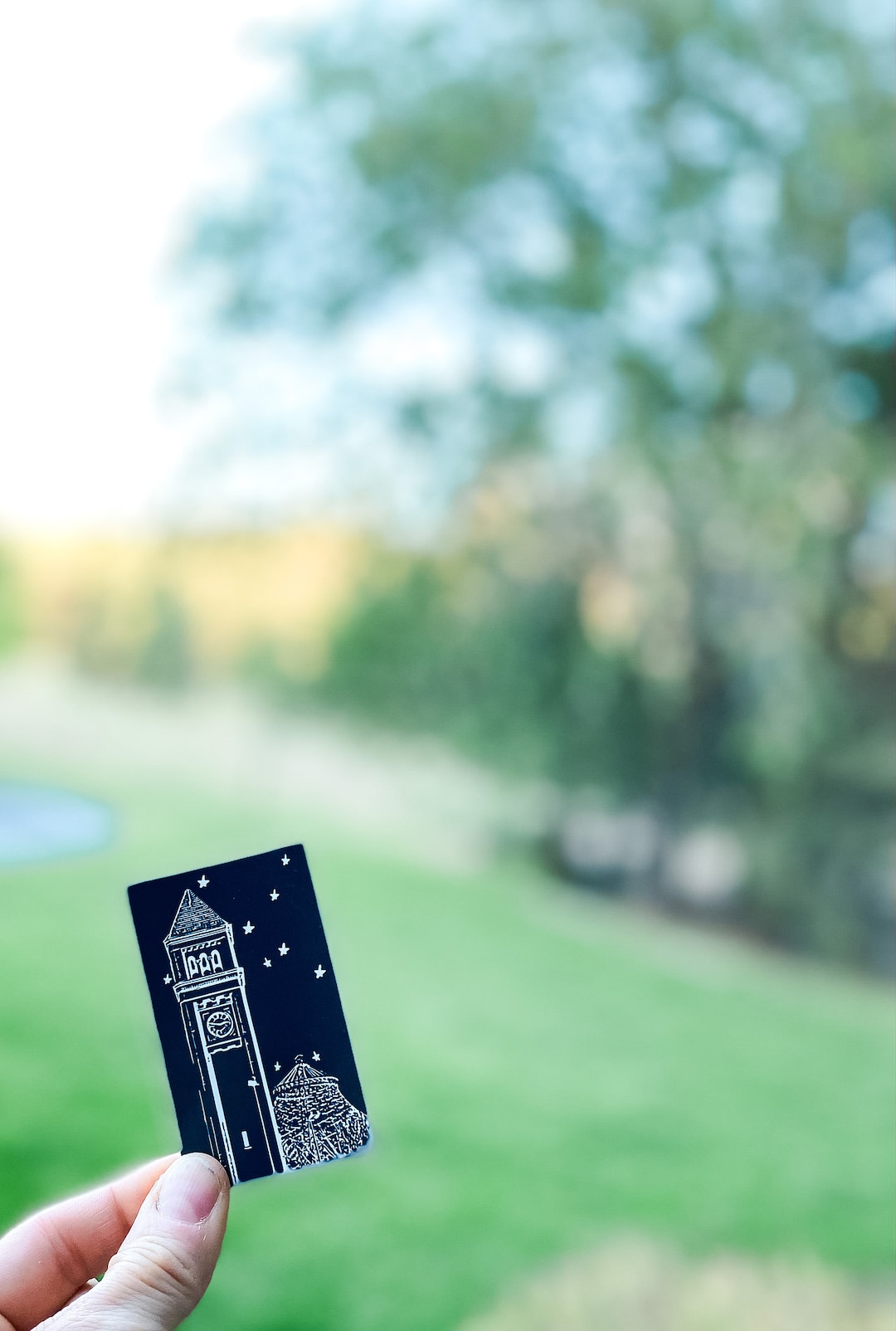 Spokane Clocktower/ Pavillion Sticker - Etsy