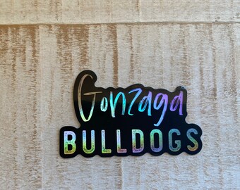 Gonzaga Bulldogs Vinyl Mascot Decal Sticker - Etsy