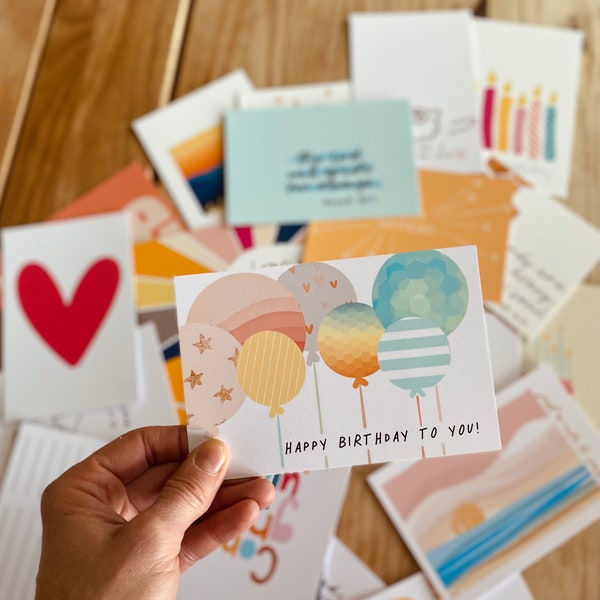 Birthday Postcard - Etsy