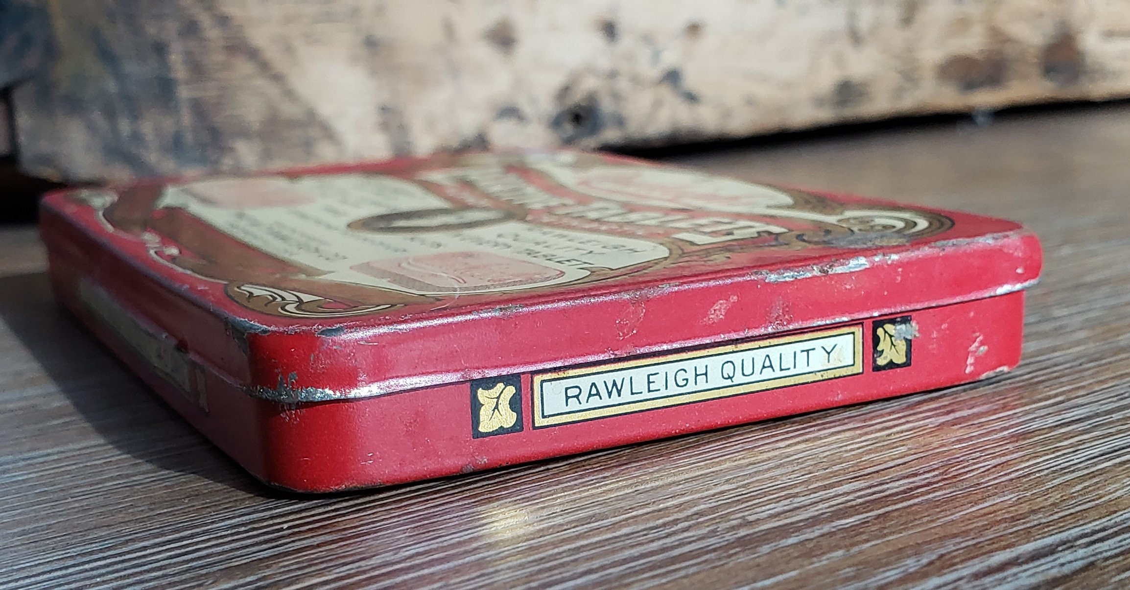 Red and Gold Vintage Tin Rawleigh's Laxative Tablets Tin - Etsy