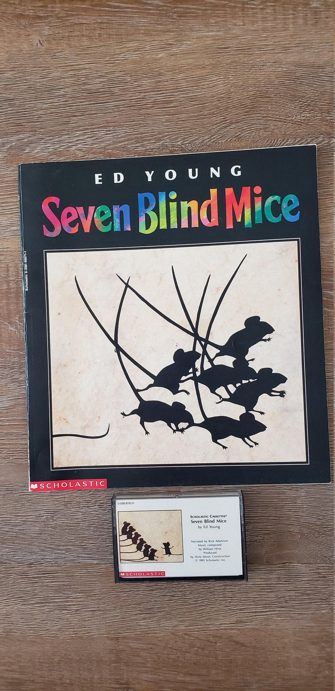 Seven Blind Mice Book and Cassette Tape Read-along, Scholastic Books ...