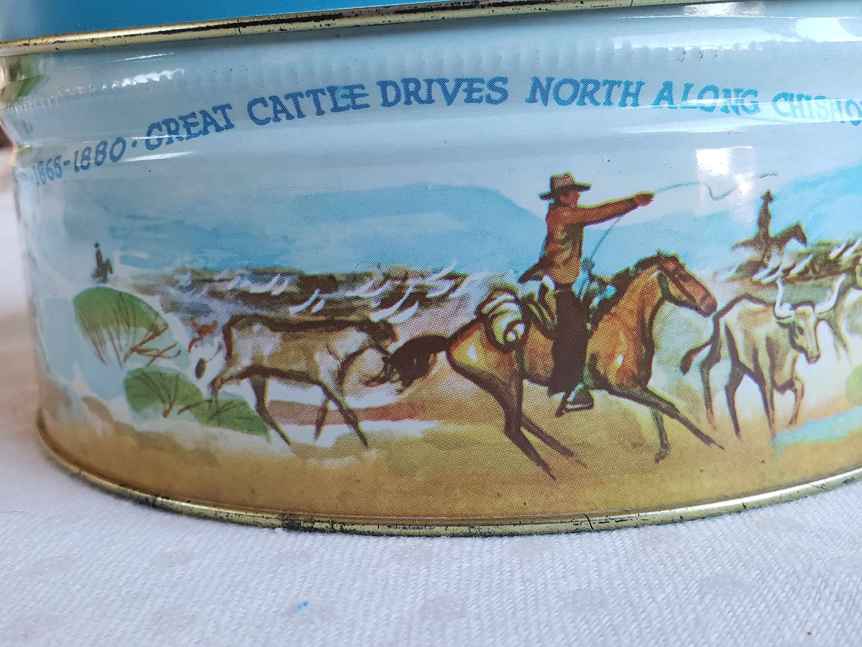 Vintage Historical Tin, Early American Explorers Tin, Collectable Tim ...
