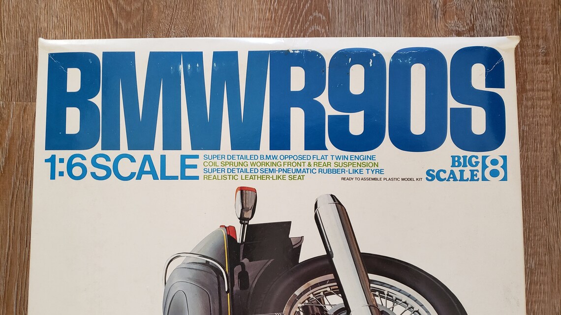 New Tamiya BMW R90s Motorcycle Model Kit 1:6 Scale Model - Etsy