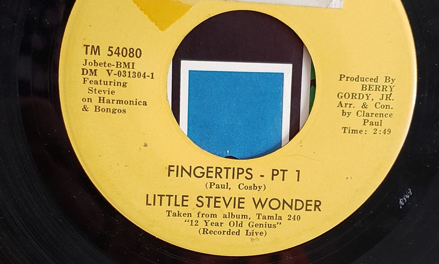 Little Stevie Wonder Fingertips 45 RPM Record and Cover - Etsy