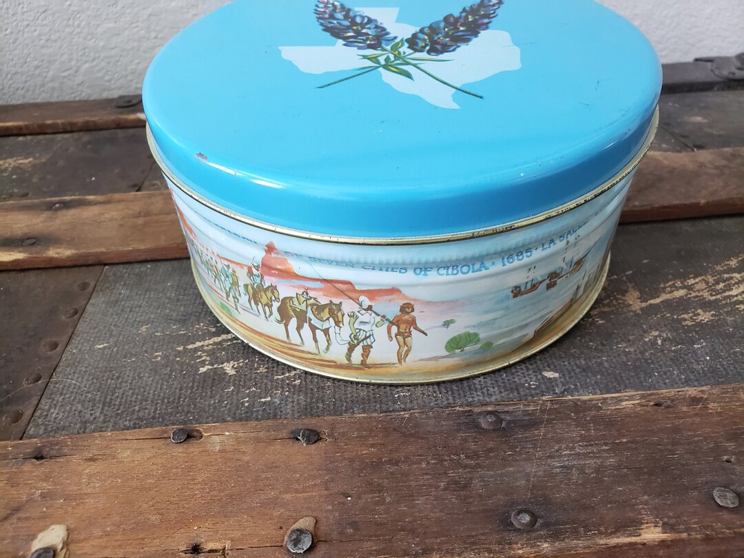 Vintage Historical Tin, Early American Explorers Tin, Collectable Tim ...