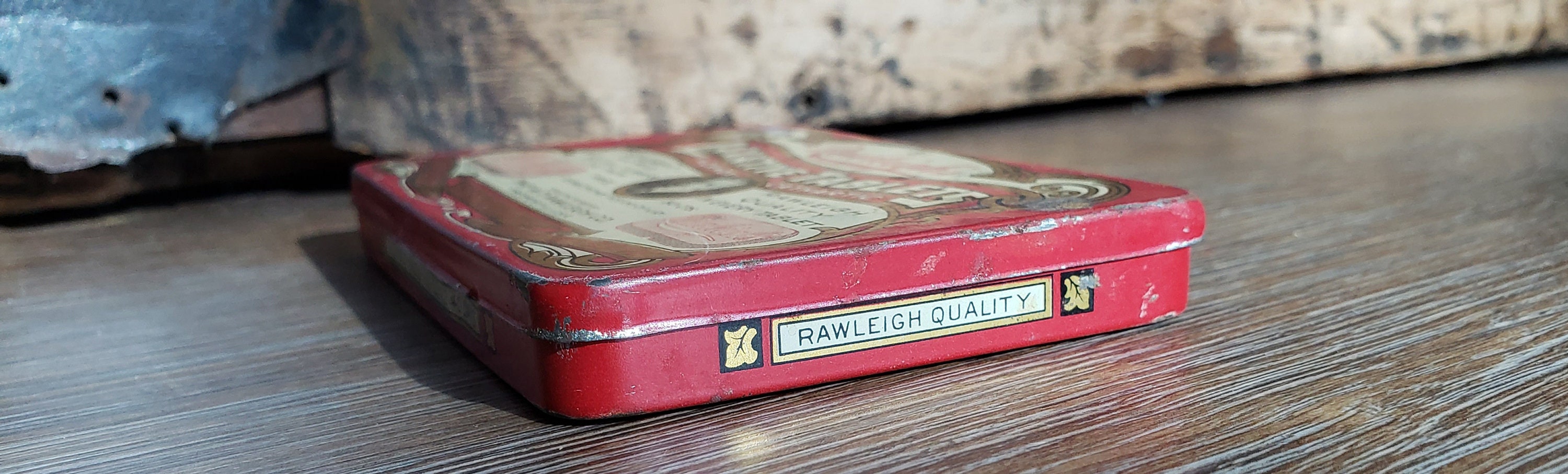 Red and Gold Vintage Tin Rawleigh's Laxative Tablets Tin - Etsy