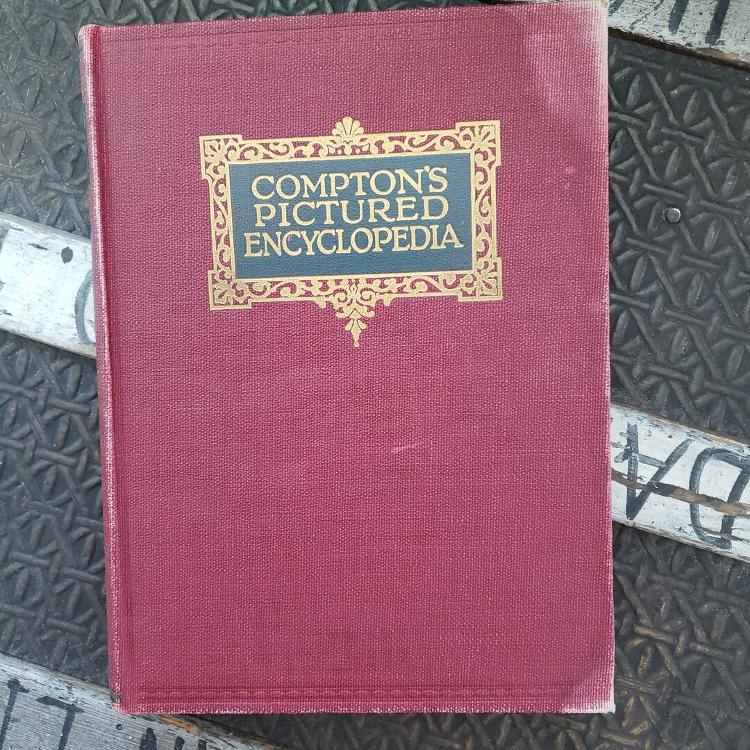 Vintage 1928 Compton Picture Encyclopedia, Volume 4 FRU-IRI, Antique ...