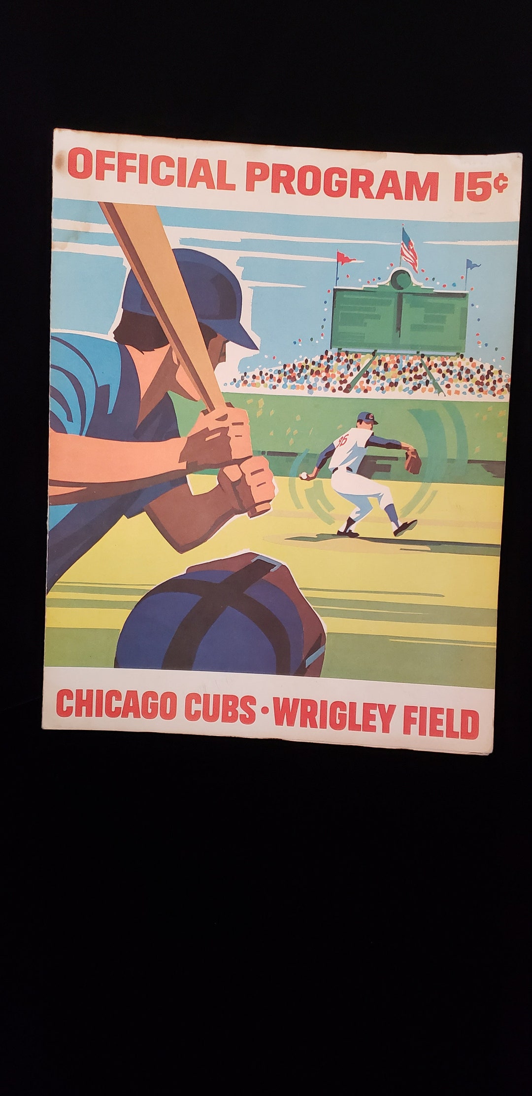 Vintage 1971 Chicago Cubs Official Program Wrigley Field Ads Cubs Vs ...