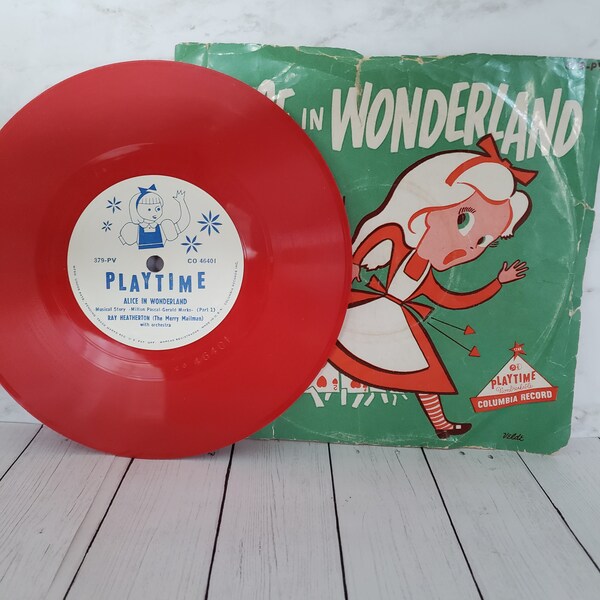 Alice Wonderland Vinyl Record - Etsy