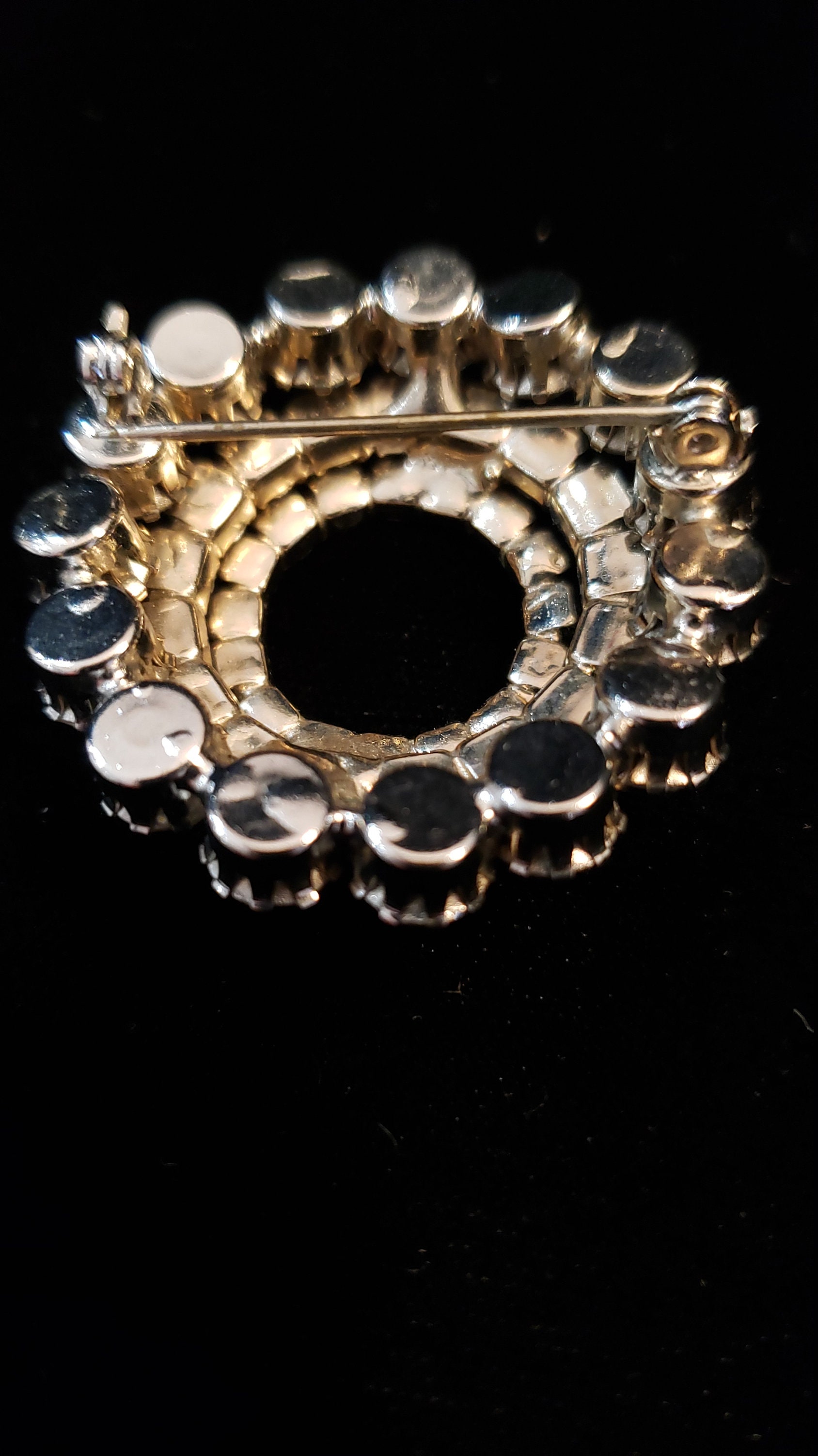 Vintage Rhinestone Pin, Wedding Jewelry, Quinceanera Jewelry, Faux ...