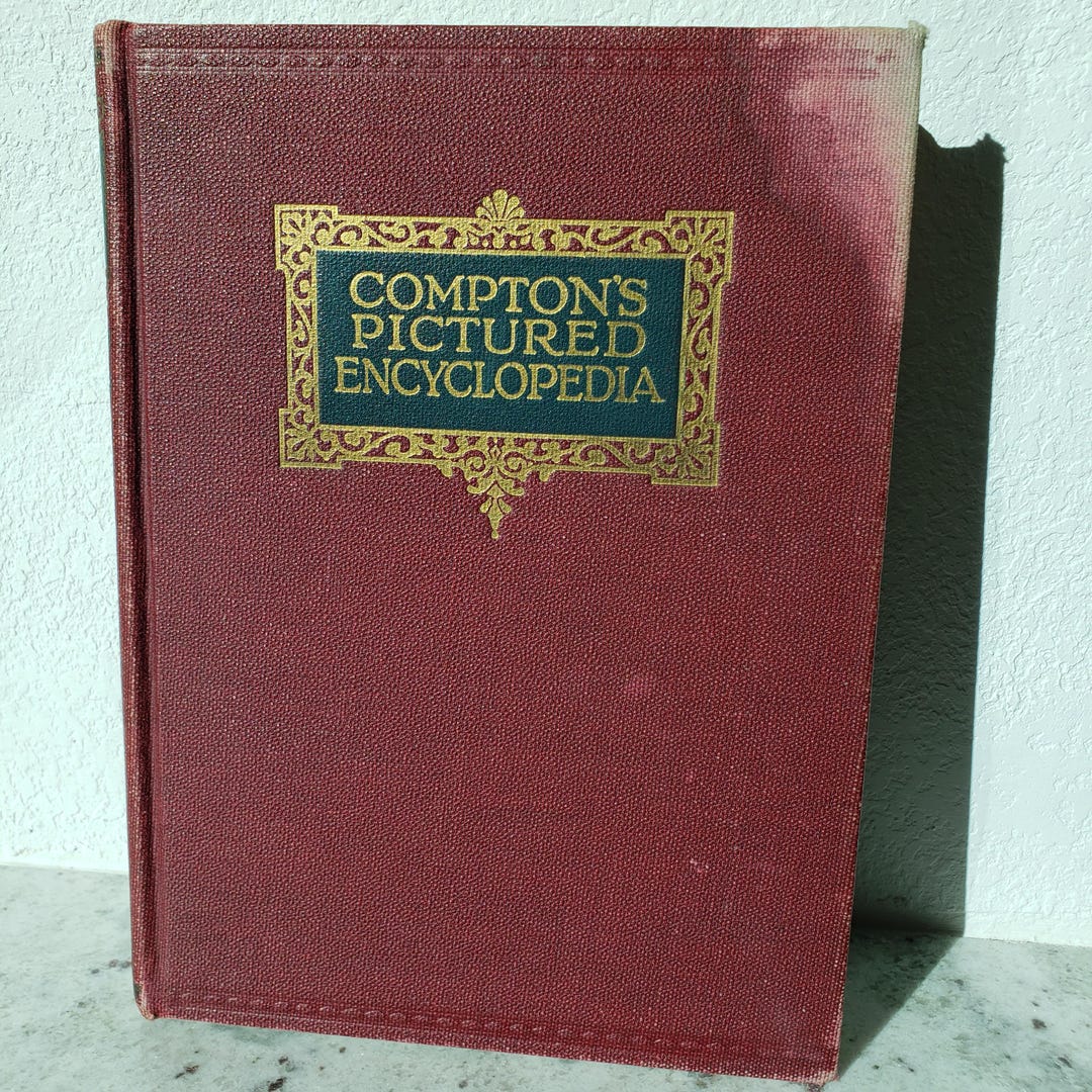Vintage 1928 Compton Picture Encyclopedia, Volume 8 SEA-VIP, Antique ...