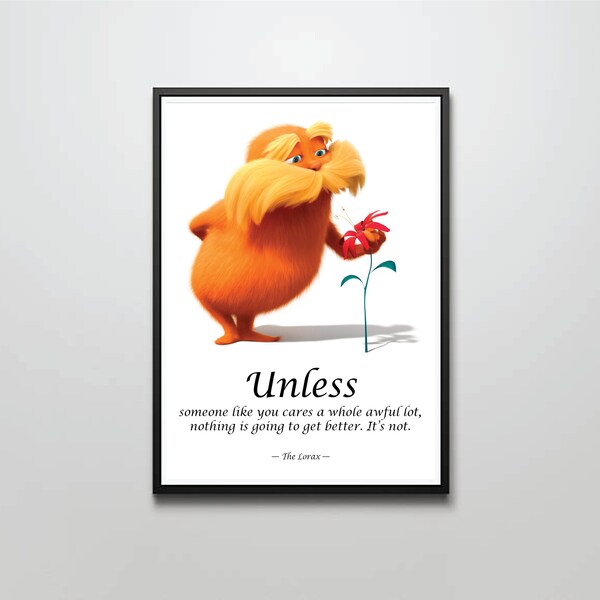 The Lorax Unless - Etsy