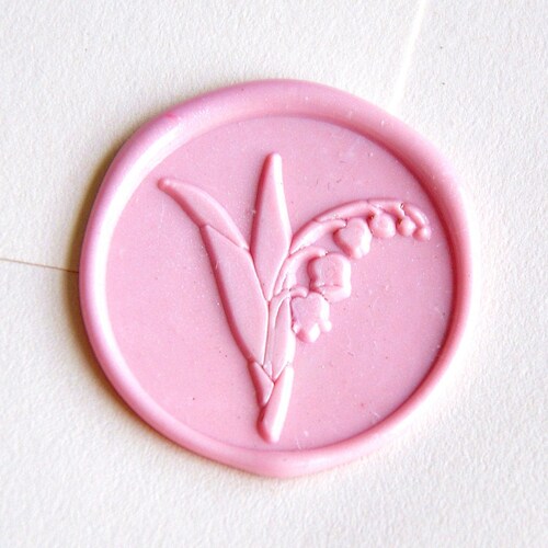 3D Lily of the Valley Wax Stamp Embossed Wax Seal Stamp - Etsy