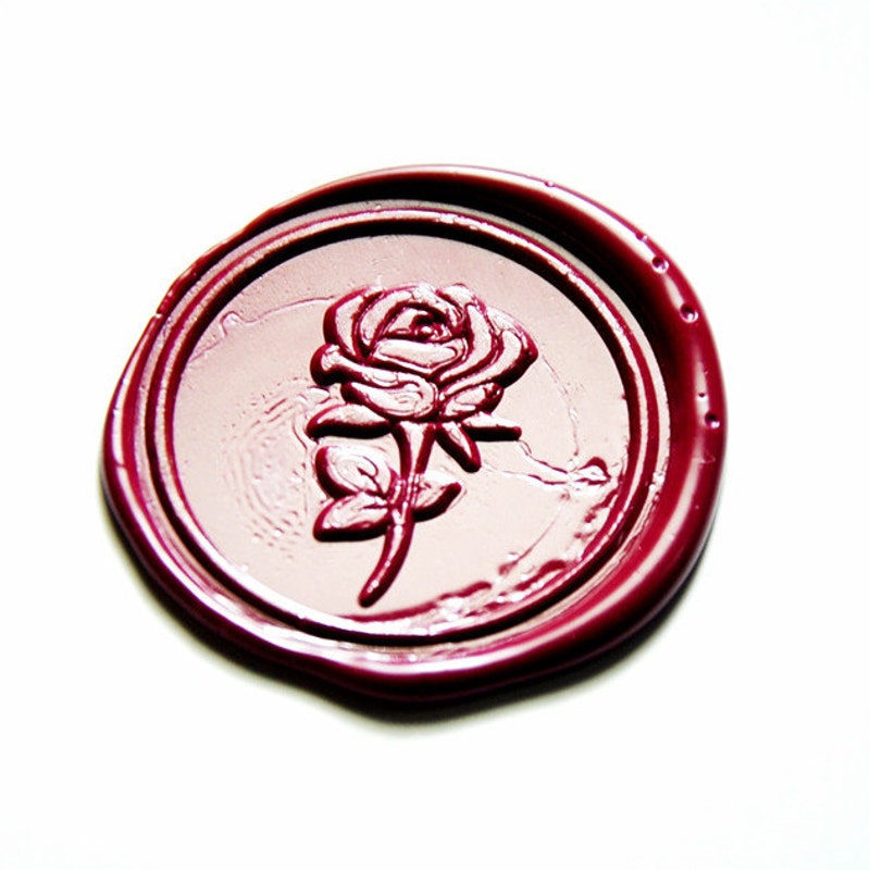 Rose Stamp - Etsy