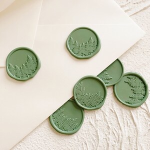 Fir Forest Wax Seals-wedding Invitation Wax Seal Stamp Stickers-pine ...