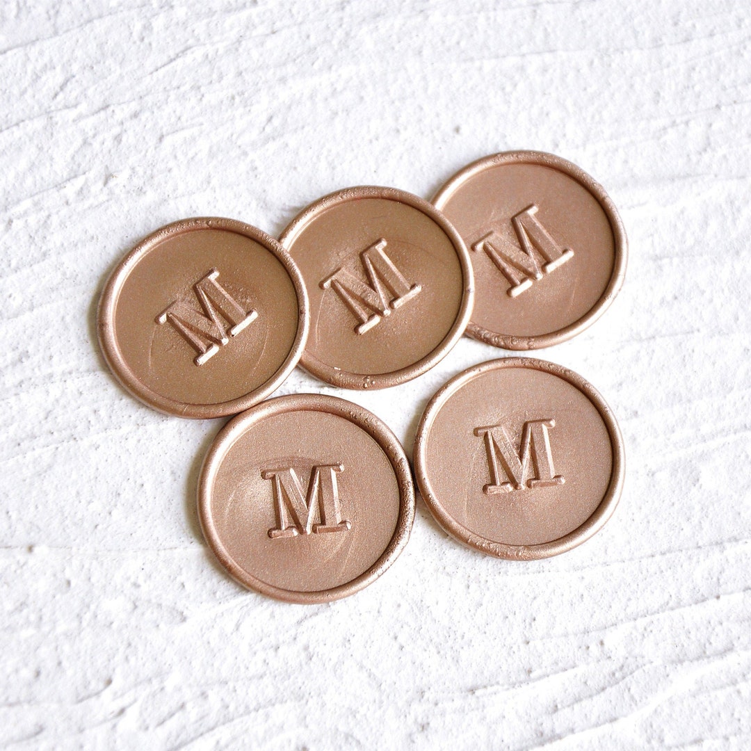 66 Color-custom Single Initial Wax Seals-wedding Wax Seal Stamp ...