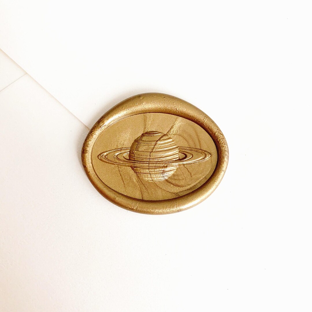 3D Saturn Wax Seal Stamp: Wedding Invitation Wax Seals, Birthday Gift ...