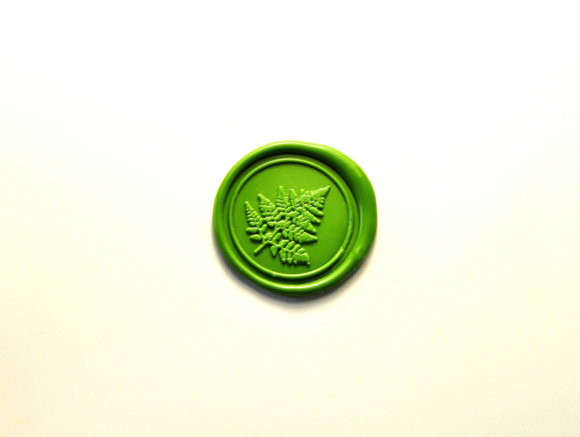 Fern Leaf Wax Seal Stamp Fern Leaf Wax Seals Wedding Seals Invitation ...
