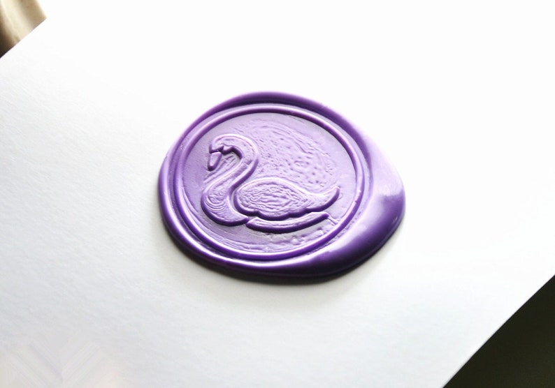 Swan Design Wax Seal Stamp Animal Stamp Packing Wax Seal Gift - Etsy