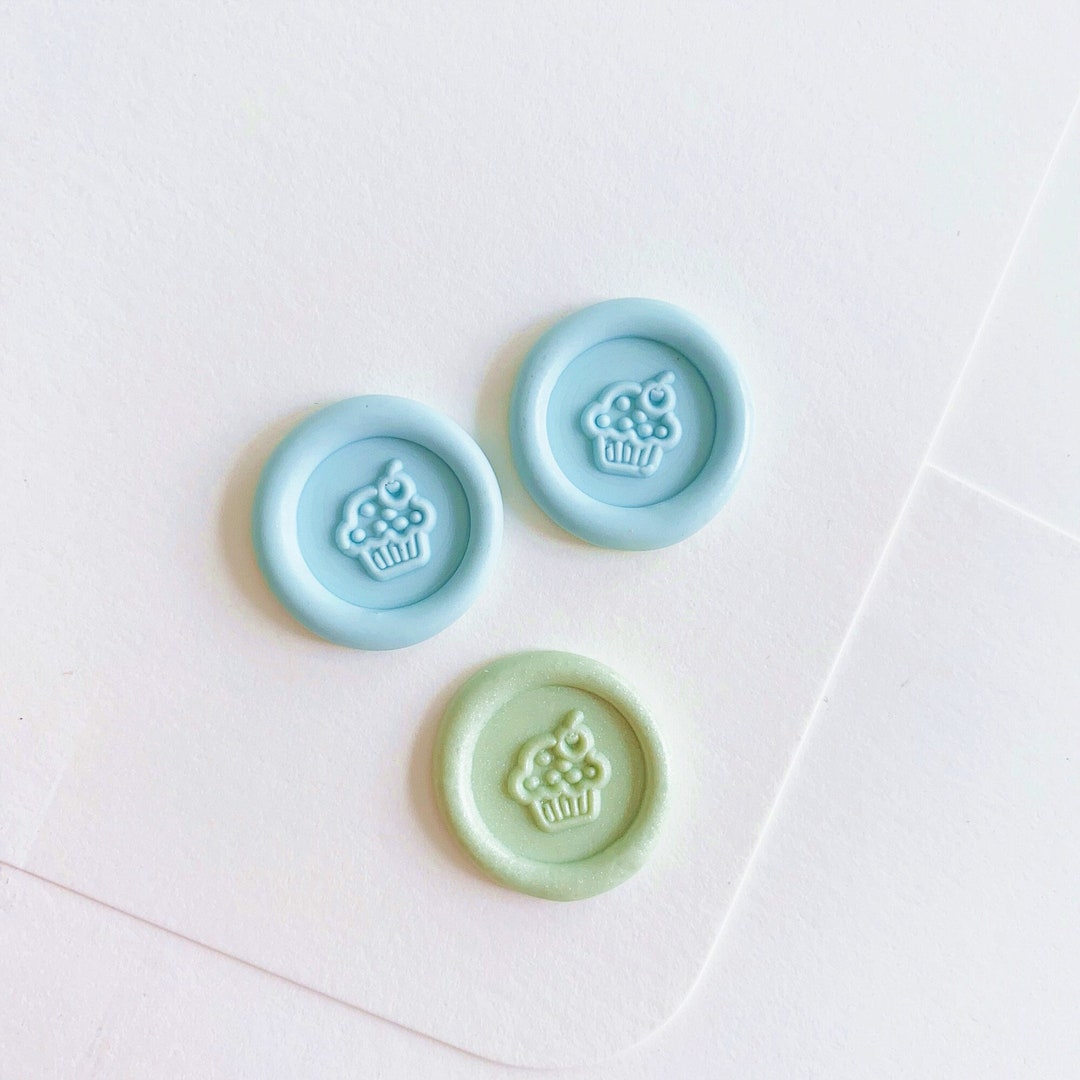Cupcake Mini Wax Seal Stamp-cake Wax Seals-wedding Invitation Wax Seal ...