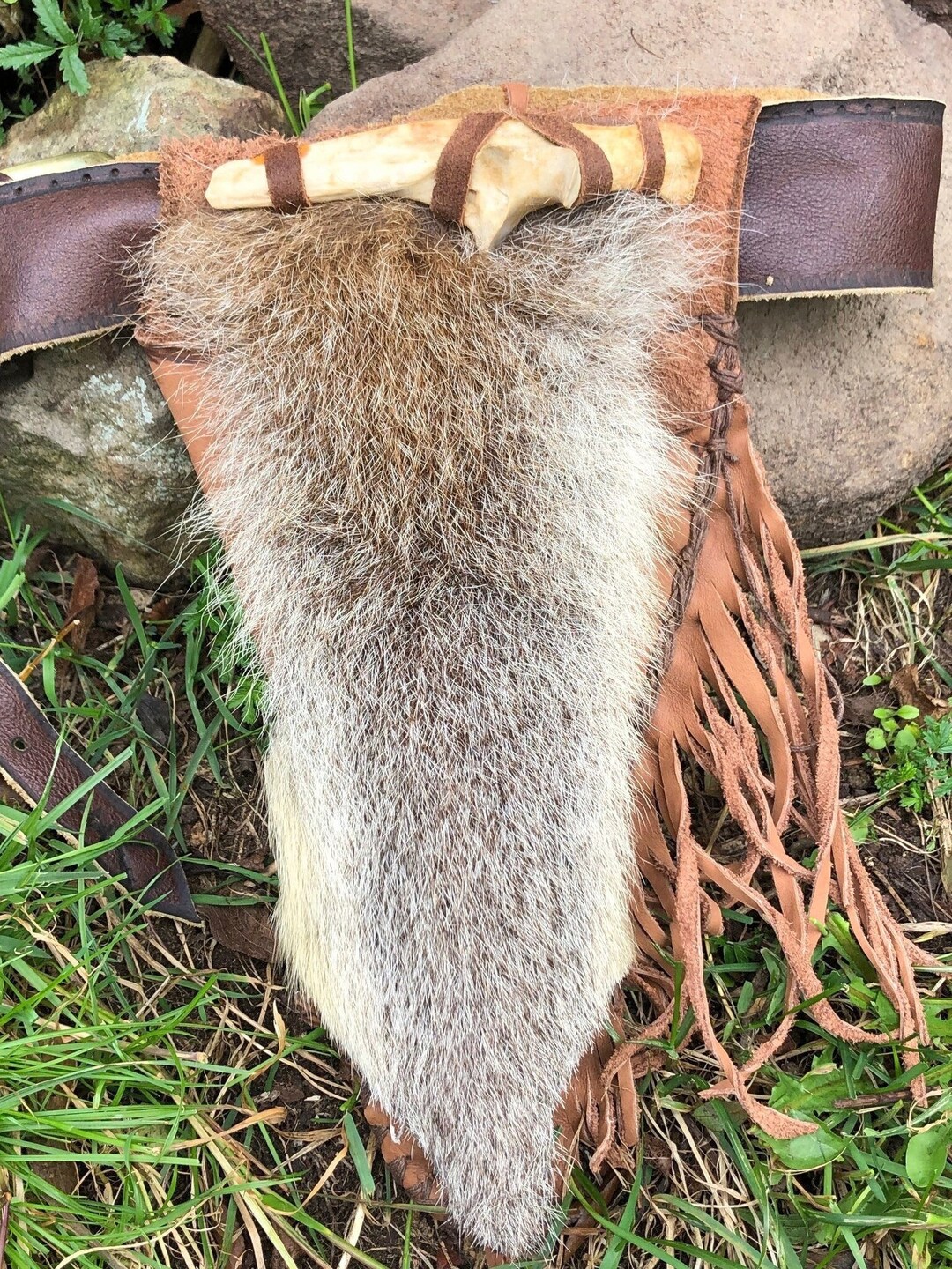 Red Kangaroo Tail* Pouch With Belt - Etsy