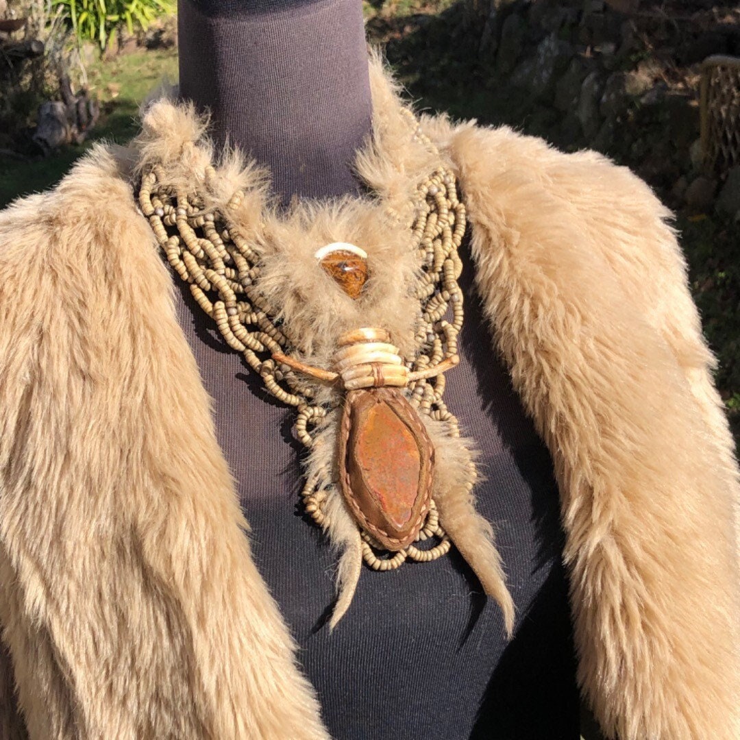 SALE ! Desert Dreamer* Earthy Tribal Neck Piece - Etsy