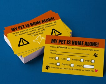 Shake Paws Home Alone Pet Safety Card Christmas Gifts ICE - Etsy UK