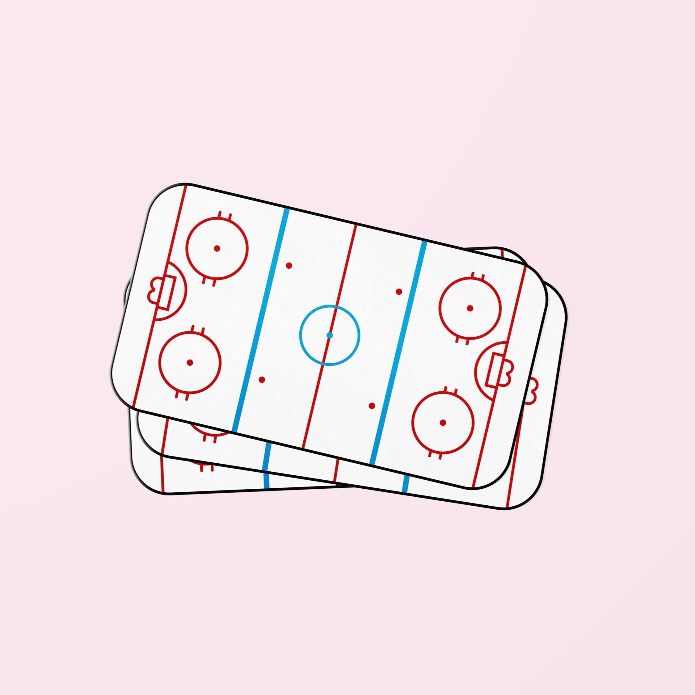 Hockey Rink Sticker | Ice Hockey Rink Vinyl Decal | Sports Romance ...