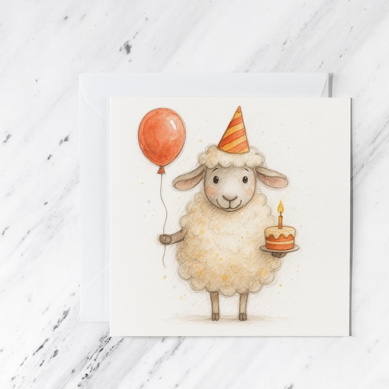 Blank Farm Animals Cards - Etsy UK