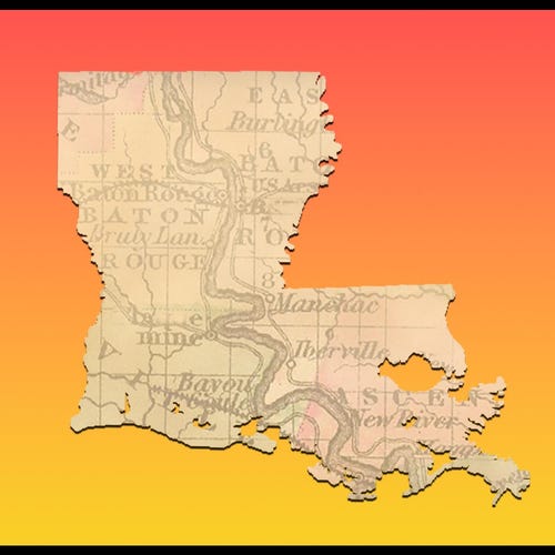 LouisianaMusicMap - Etsy
