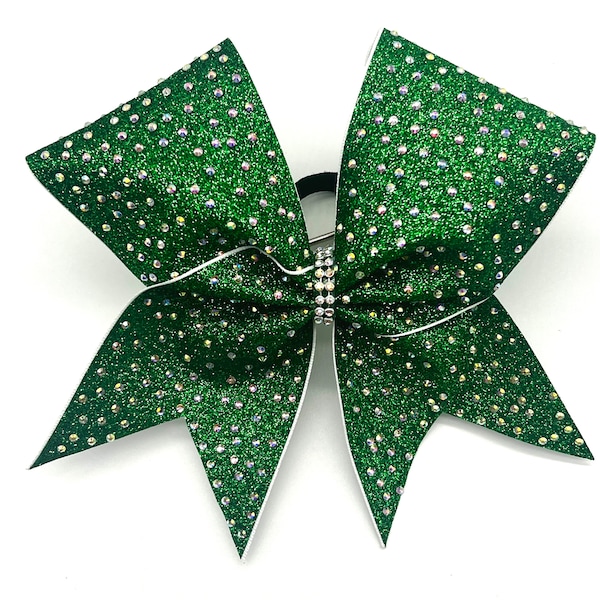 Green Cheer Bow - Etsy
