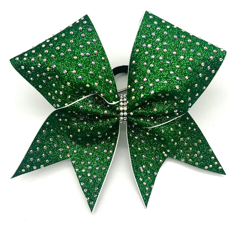 Green Cheer Bow - Etsy