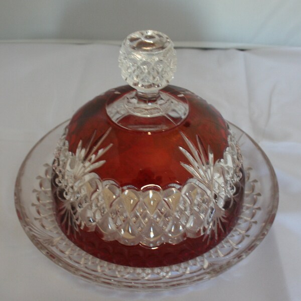 Ruby Flash Glass - Etsy