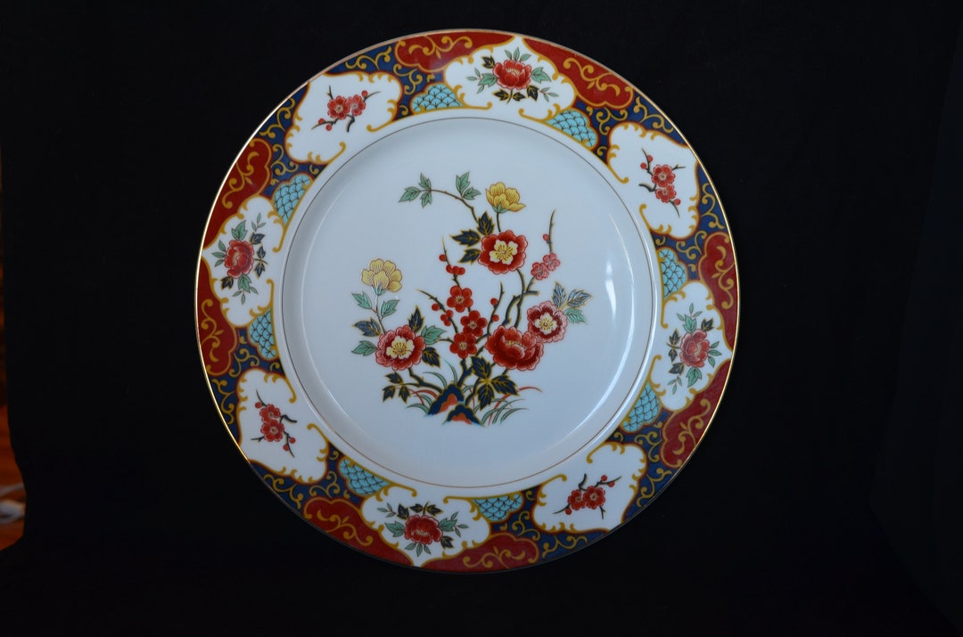 Momoyama Kyoto Chinaware Vintage 11" Porcelain Dinner Plate, Montgomery ...