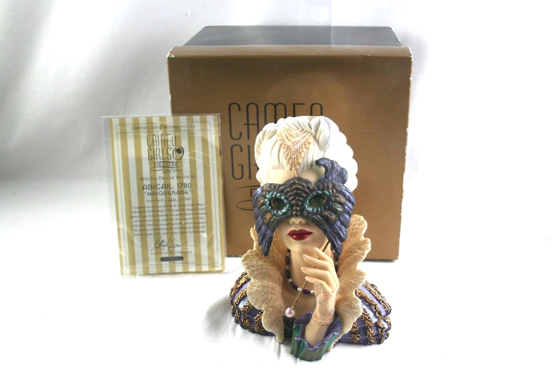 Cameo Girls Abigail Masquerade Vase: Limited Edition Lady Vase With Box ...
