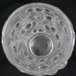 Josef Inwald Barolac Satin Crystal Glass "cherries With Leaves" Molded ...