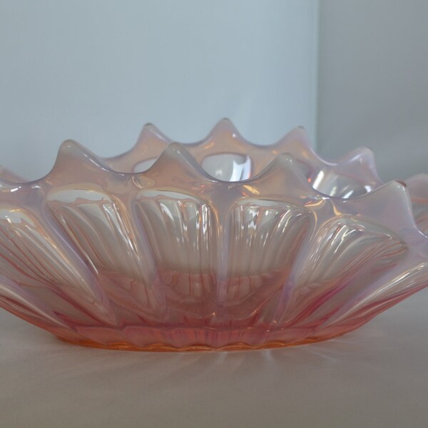 Pink Fostoria Bowl - Etsy