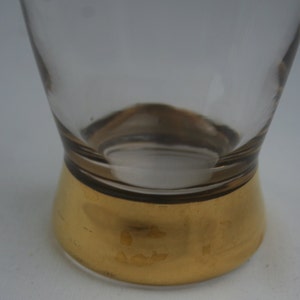 Tabla Home "classic Touch" 8 Oz Gold Trim Base Glass Tumbler (1960s/70s ...