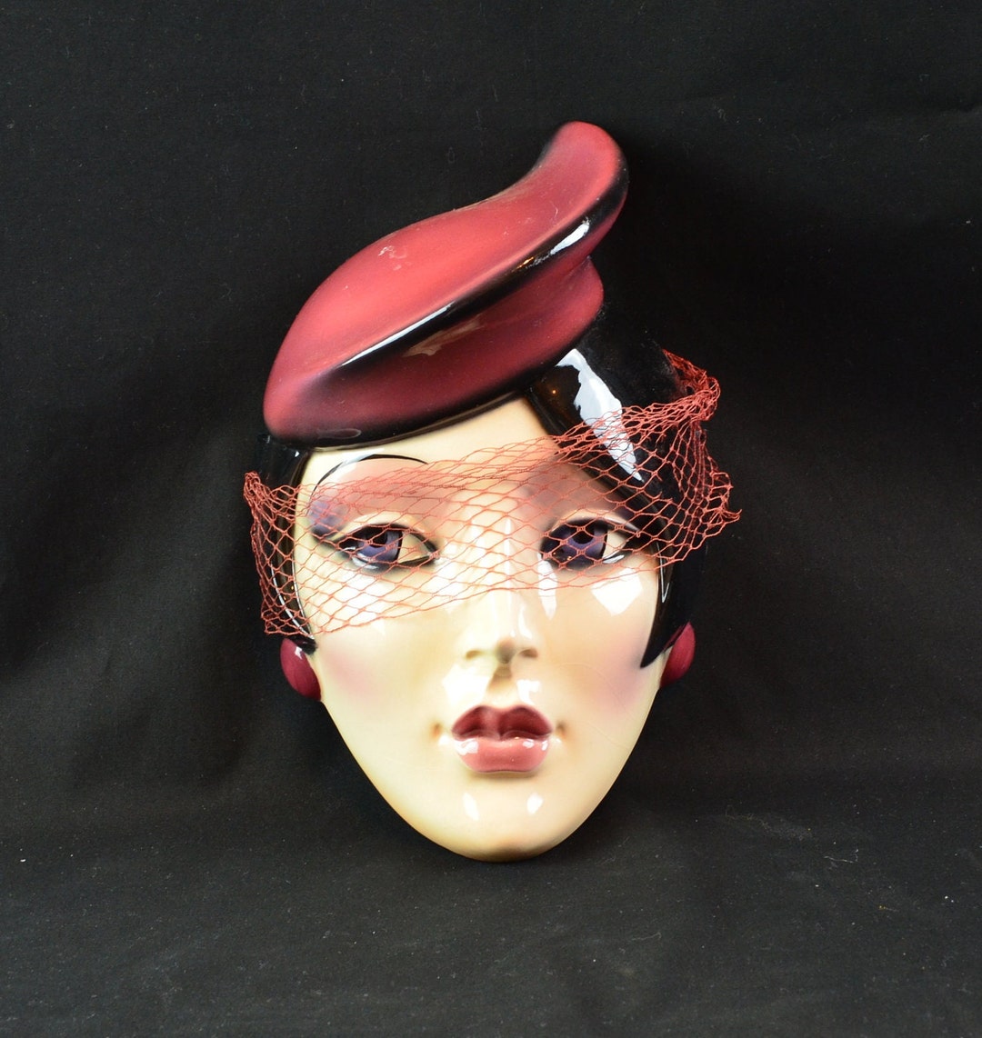 Clay Art Face Mask Wall Art by Mclain & Cohen of San Francisco ...