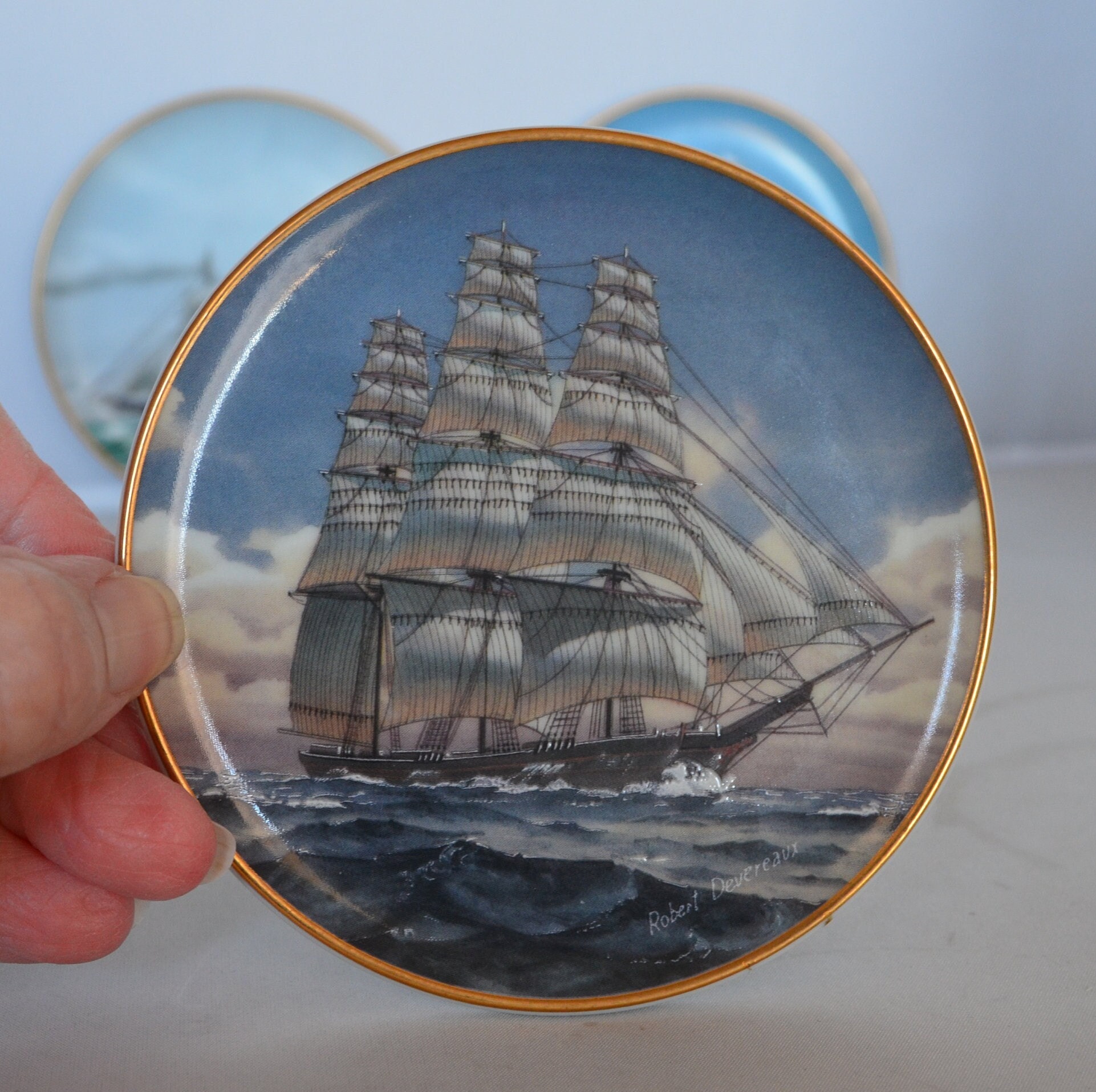 Sailing Ships Porcelain Miniatures Collection the 25 Great - Etsy