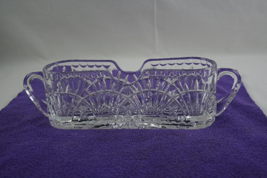 Shannon-godinger Cut Lead Crystal Silverware Holder/caddy (sold ...