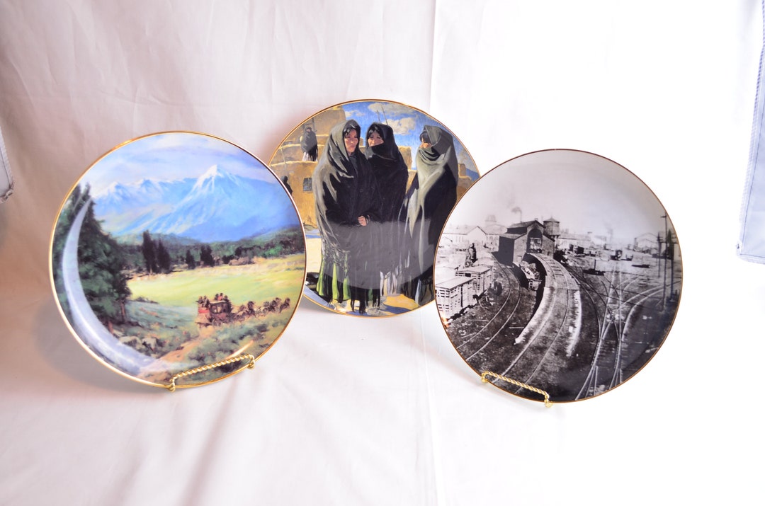 BNSF Railway Safety Plates: Taos Girls, Topeka Shops, San Francisco ...