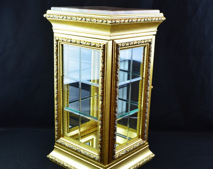 Horchow Creazioni Vitrine, Italian Wood Display Case, Rococo Style ...