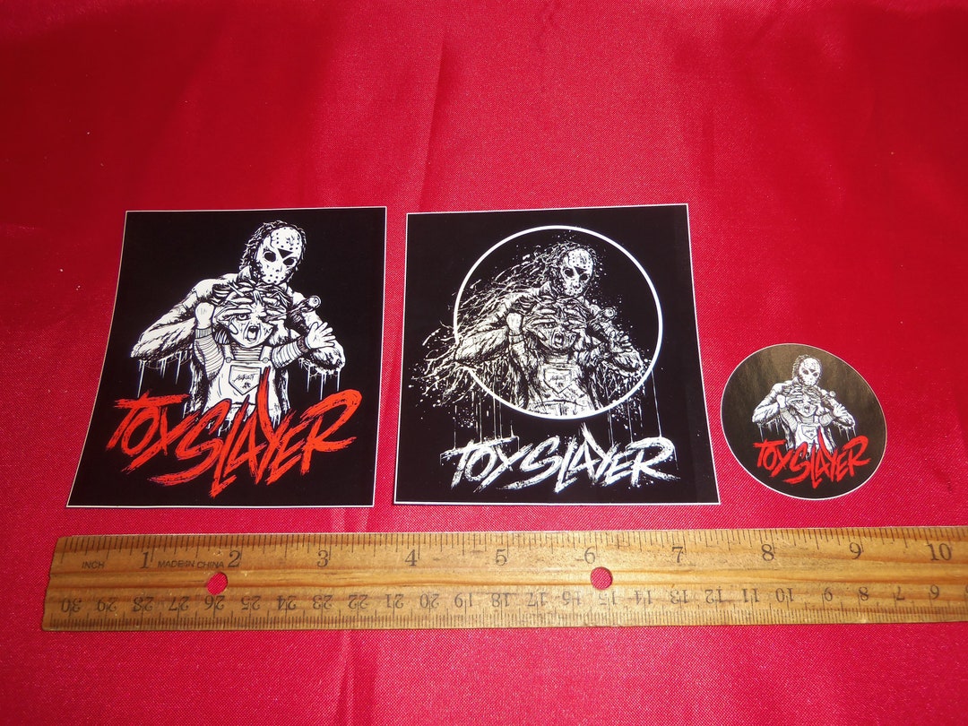 Set of 3 TOY SLAYER Vinyl Decal Sticker Set - Etsy